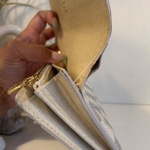 Louis Vuitton | Bags | Louis Vuitton Damier Azur Sarah Wallet | Poshmark